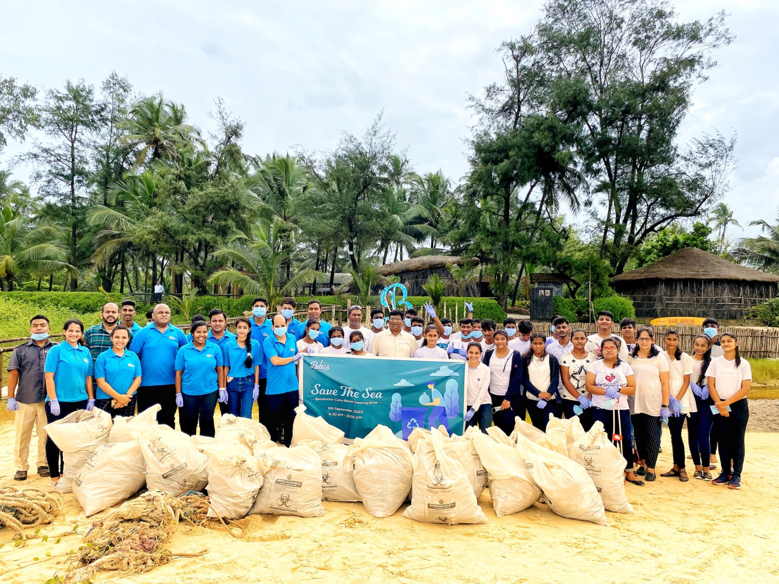 Save the Sea Betalbatim-Colva Beach Clean-up Drive | Beleza by the ...