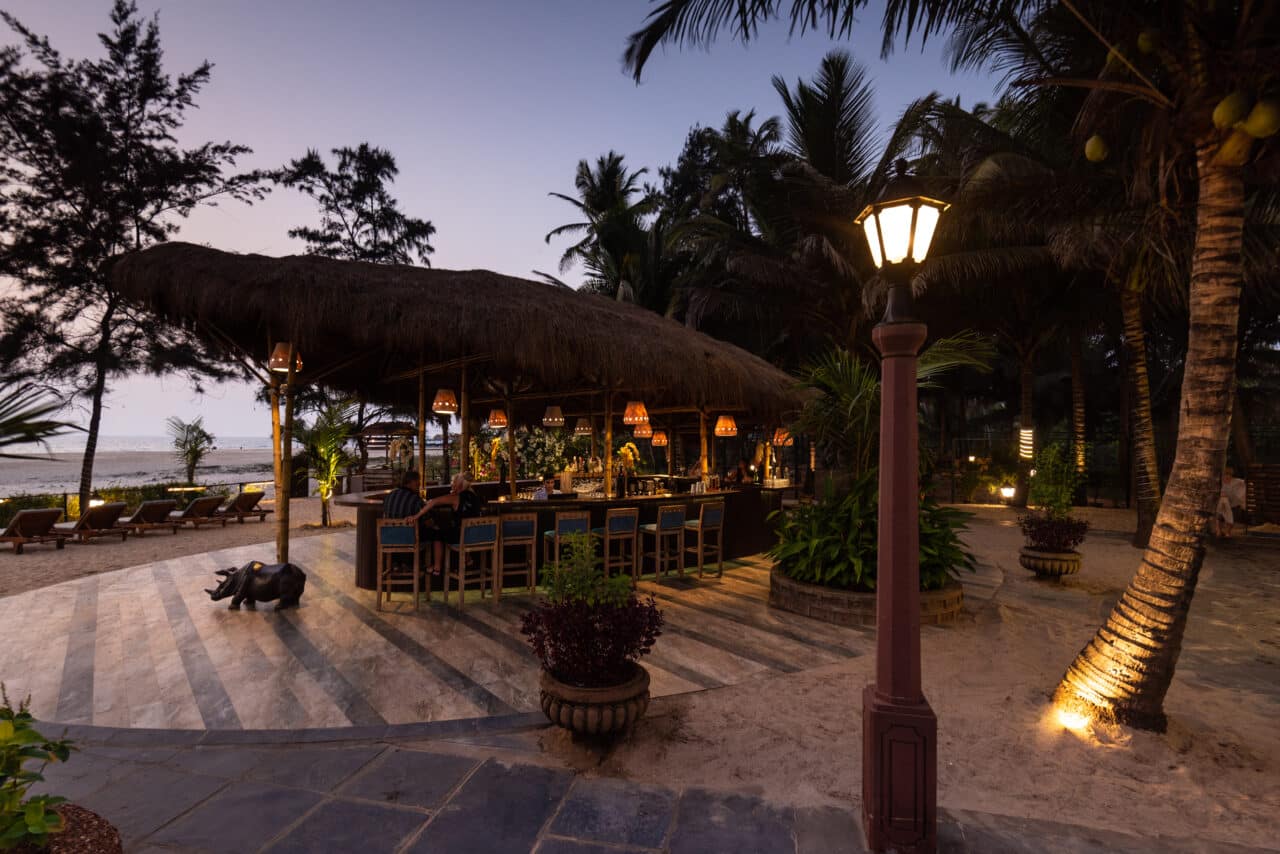 Best beachfront restaurant & bar on Colva Beach, South Goa