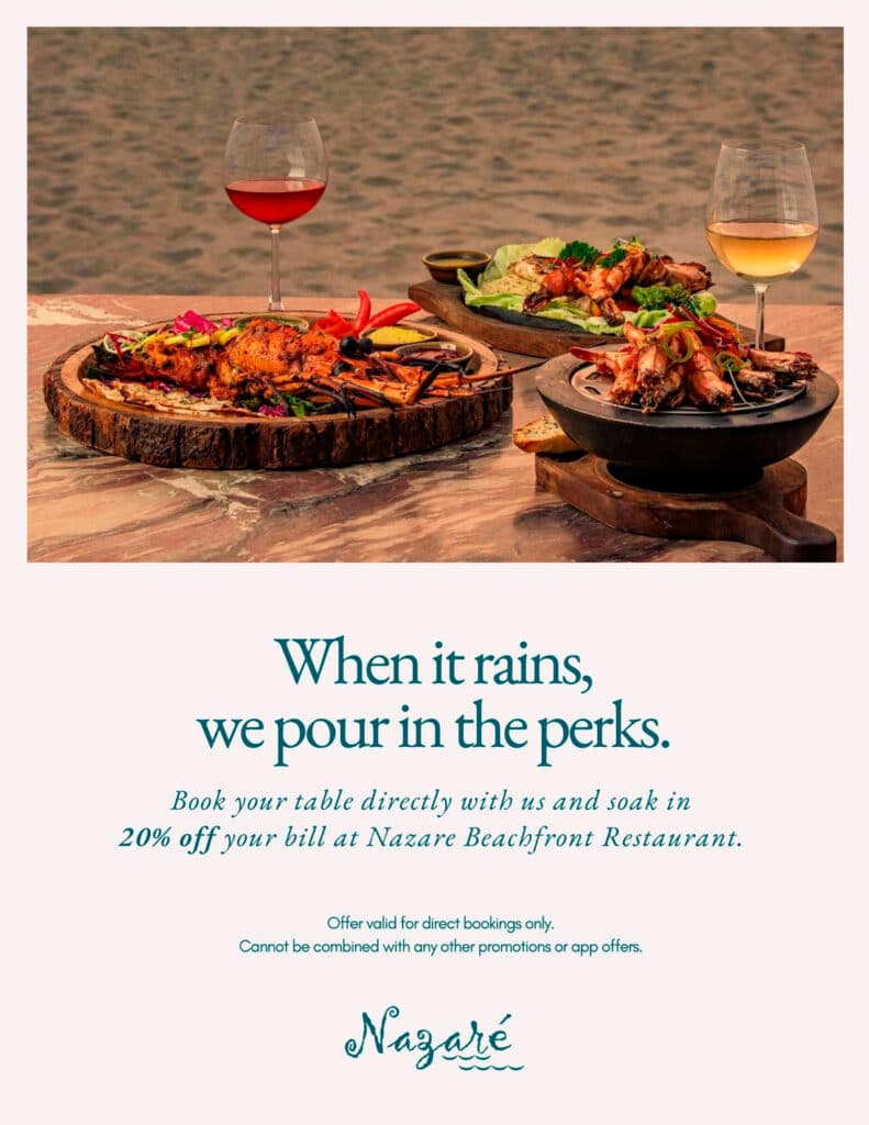 Best beachfront restaurant & bar on Colva Beach, South Goa